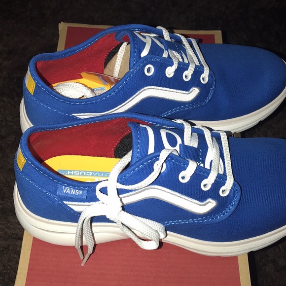 Vans | Shoes | Nwt Cushioned Vans Blue Iso 2 | Poshmark